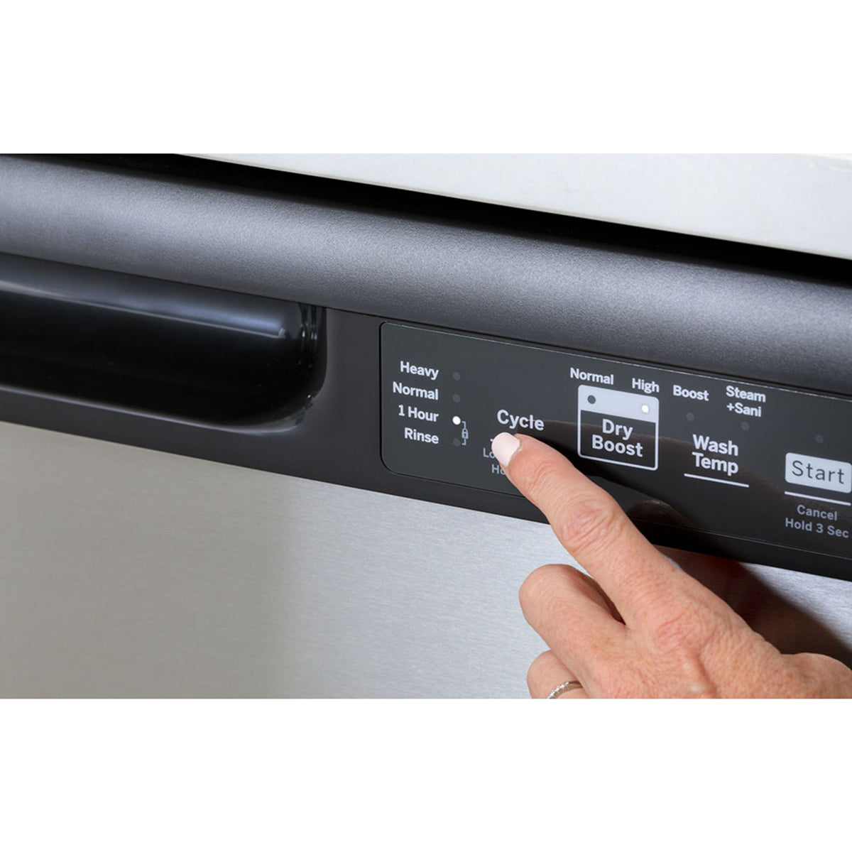 GE 24" Built-In Front Control Dishwasher Stainless Steel - GDF510PSRSS ...