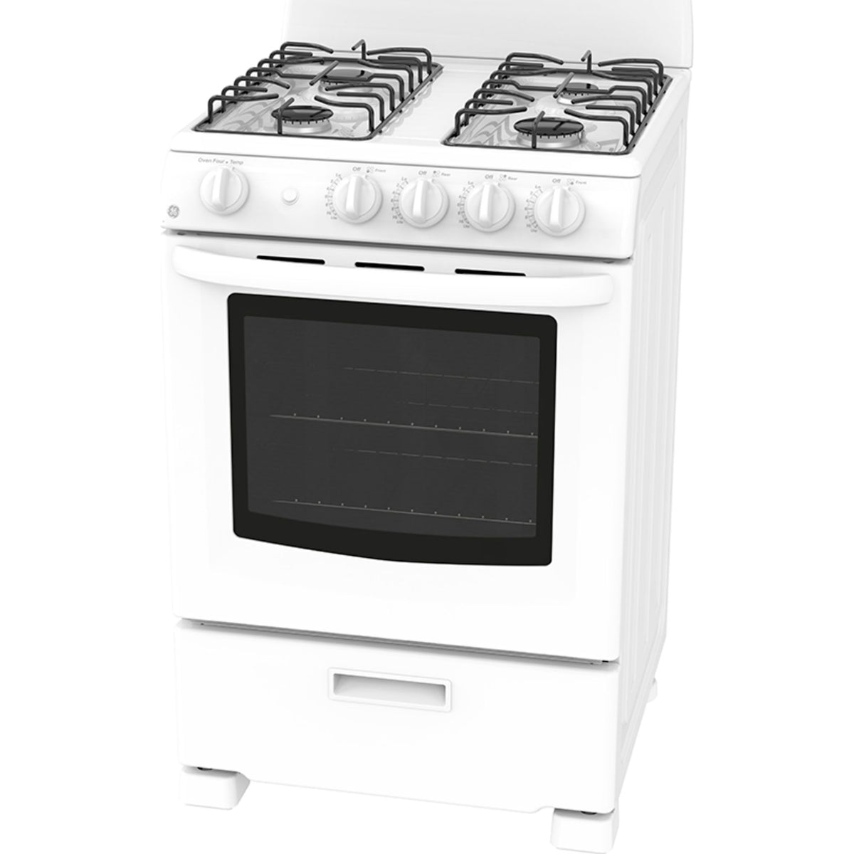 GE 24" Gas Slide-In Range with Storage Drawer White - JCGAS300DMWW ...